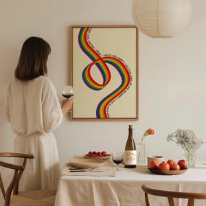 LGBTQ Wall Art LGBTQ Digital Poster Pride Wall Art Decor LGBT Lives ...