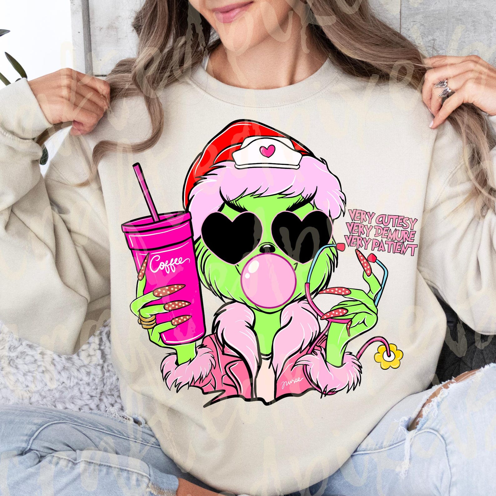 Grinch Nurse PNG, Whoville Grinch Christmas, Grinchmas Nursing Png ...