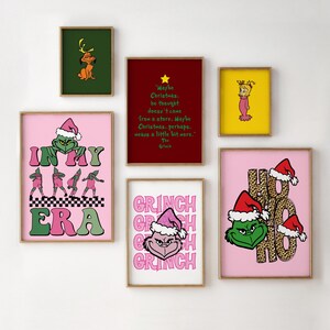 The Grinch Christmas Mega Bundle Print Poster Merry Grinchmas Digital ...