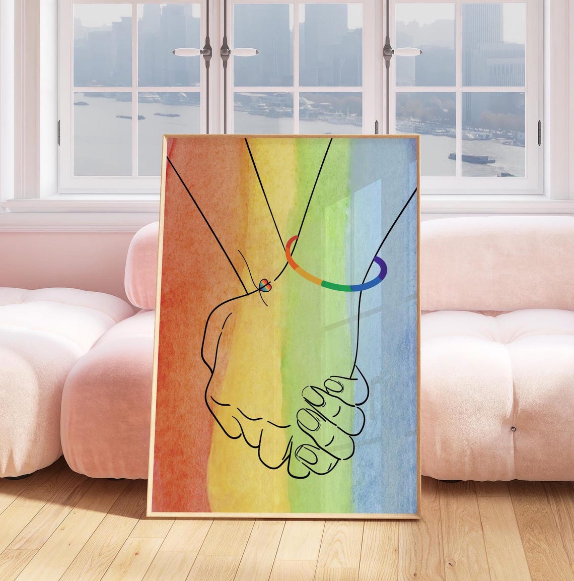LGBTQ Wall Art Print LGBT Poster Pride Wall Art Decor LGBT Lives Matter ...