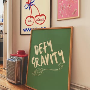 Defy Gravity Wicked Inspired Digital Wall Art Modern Minimalist ...