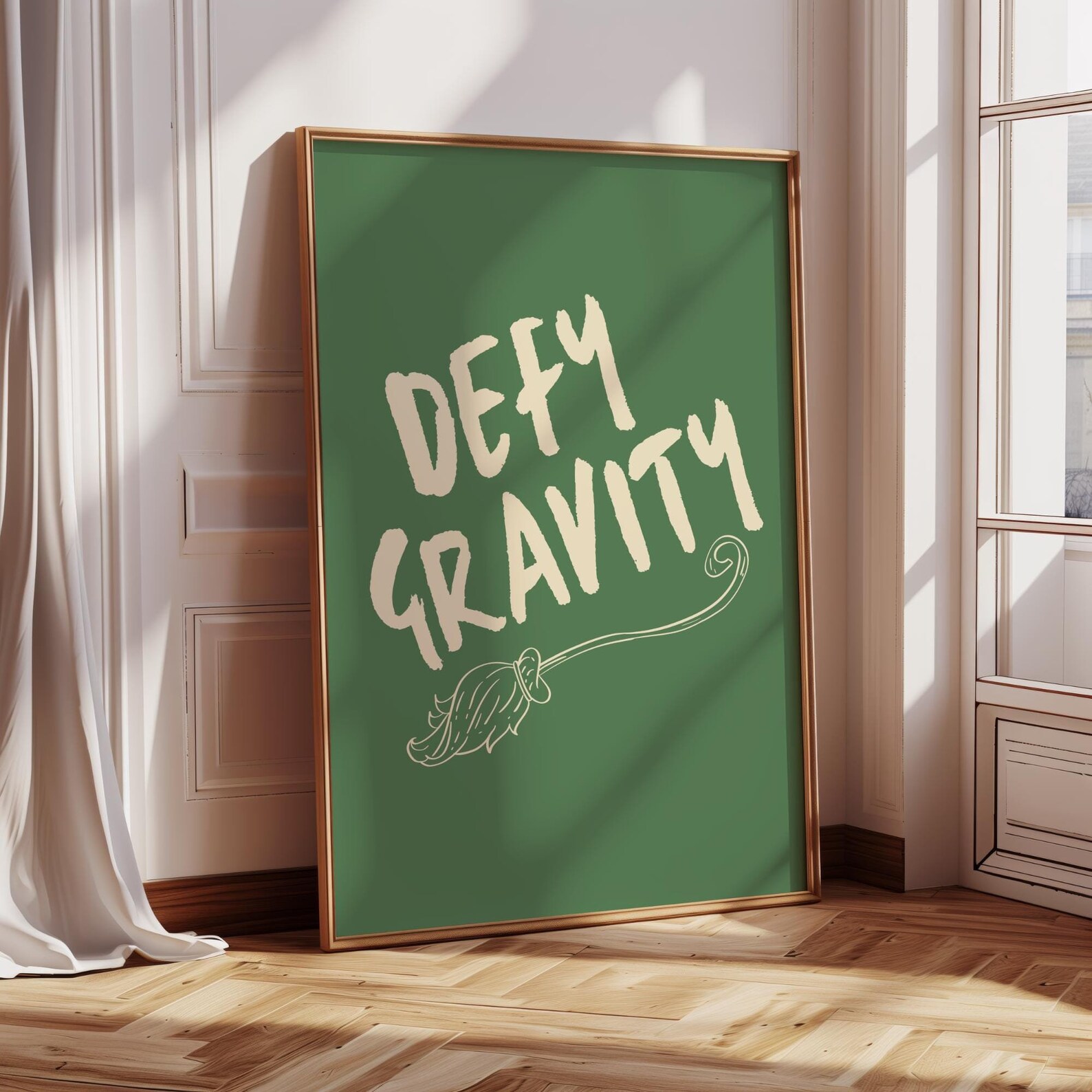 Defy Gravity Wicked Inspired Digital Wall Art Modern Minimalist ...