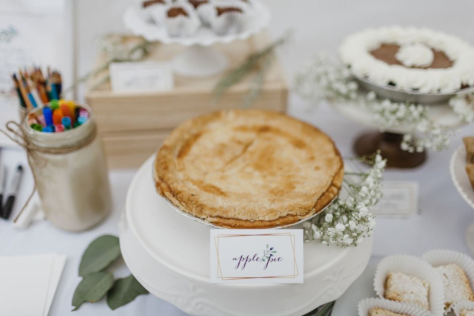 INSTANT DOWNLOAD Table Name Tag, Name Cards, Food Label, Wedding, Baby ...