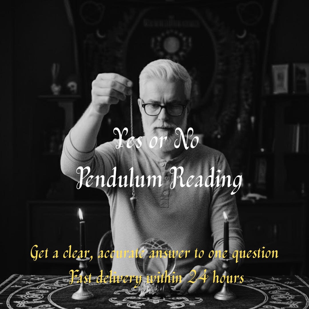 Yes or No Pendulum Reading – Fast, Accurate Answers to One Question ...