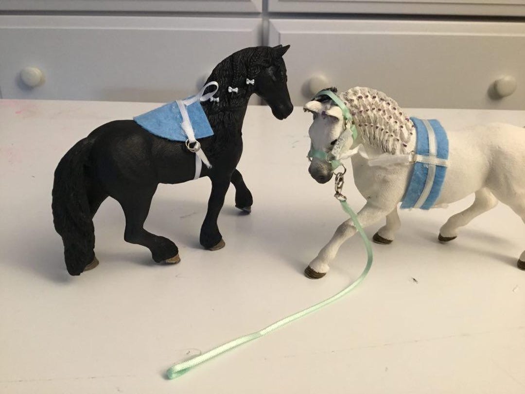 Schleich Horse Bareback and Lunging Set. - Etsy