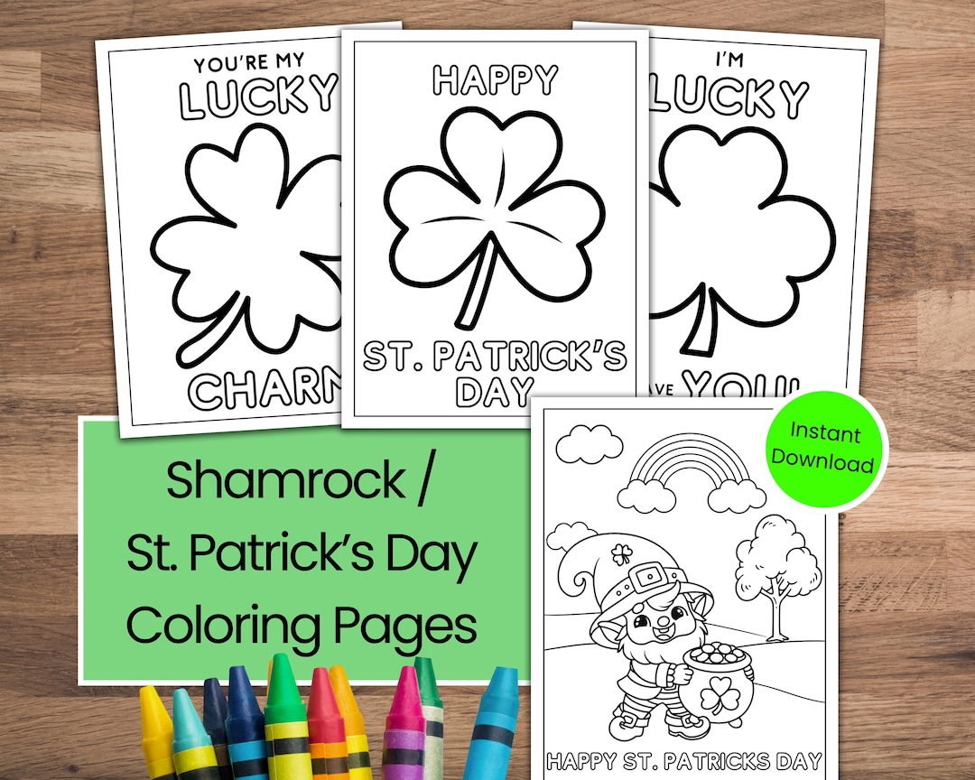 Shamrock / St. Patrick's Day Coloring Pages, St. Patrick's Day ...