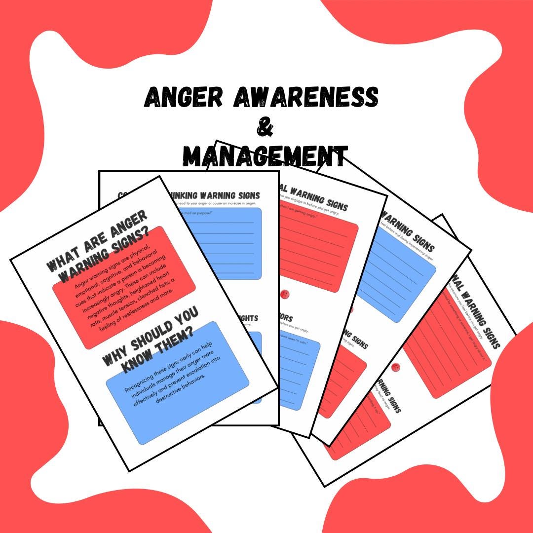 Anger Awareness and Management - Etsy