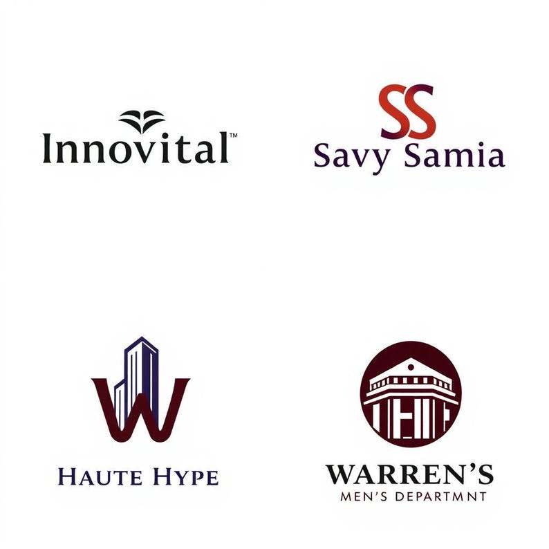 Unique Custom Luxurious Intricate Logo Design Monogram Heraldic Baroque ...