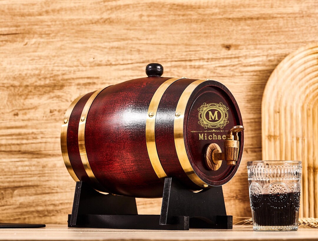 Personalized Engraved Whiskey Barrel | Mini Wood Whiskey Barrel ...