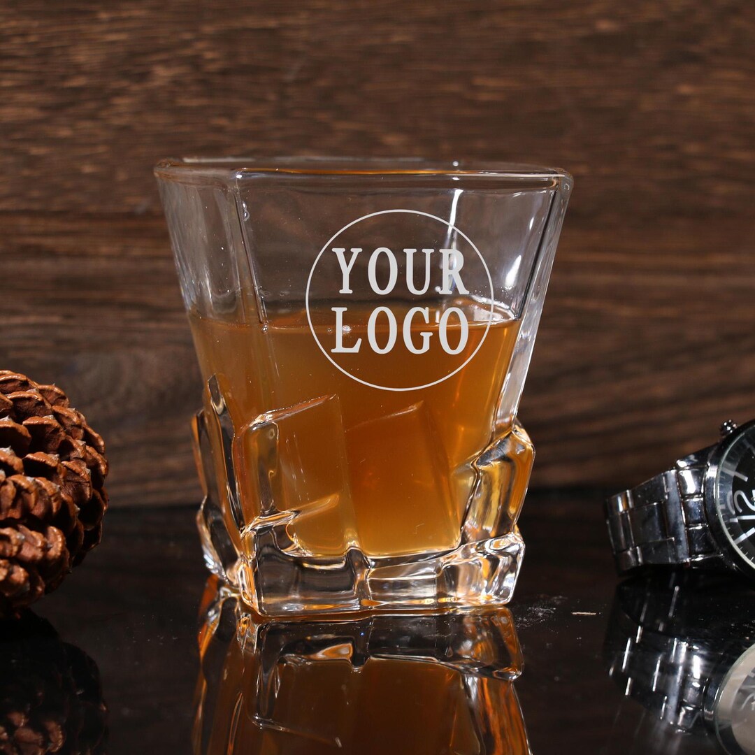 Personalized Your Logo Drinking Glass,company Logo Glass, Hotel Logo ...
