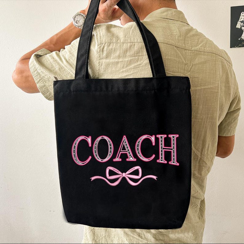 Coach Coquette Bow Embroidery Design, Cheer Coach Embroidery File ...