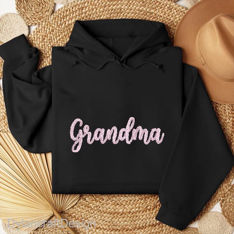 Grandma Rope Embroidery Design, Coquette Grandma Machine File, Mother ...