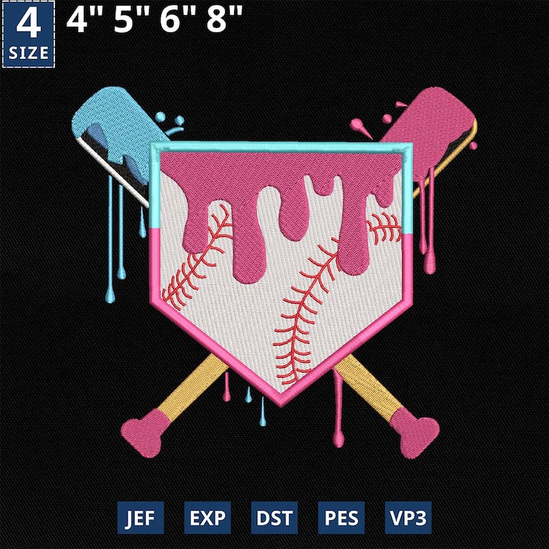 Embroidery Drip Design - Etsy