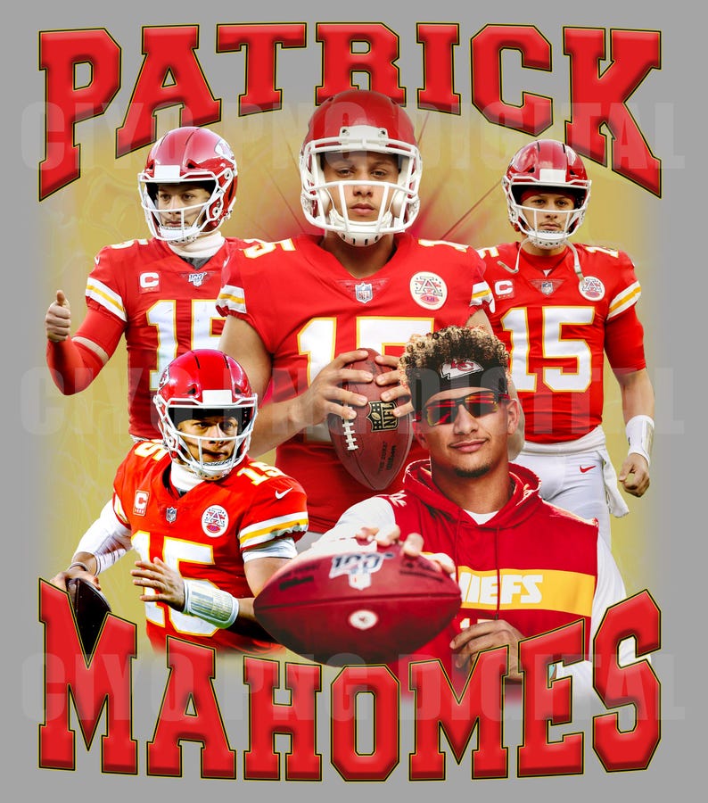 Patrick Mahomes PNG, Digital Tshirt Design. PNG File,digital PNG File ...