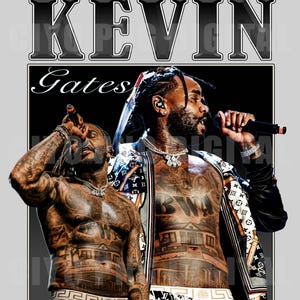 Kevin Gates PNG, Digital Tshirt Design. PNG File,digital PNG File - Etsy