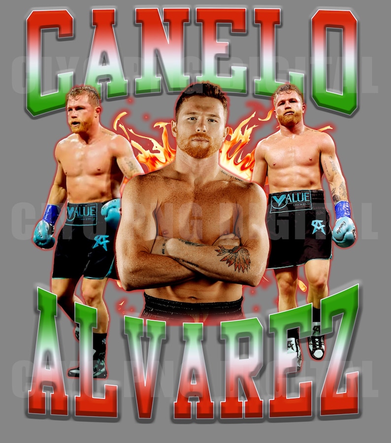 Canelo Alvarez PNG, Digital Tshirt Design. PNG File,digital PNG File - Etsy