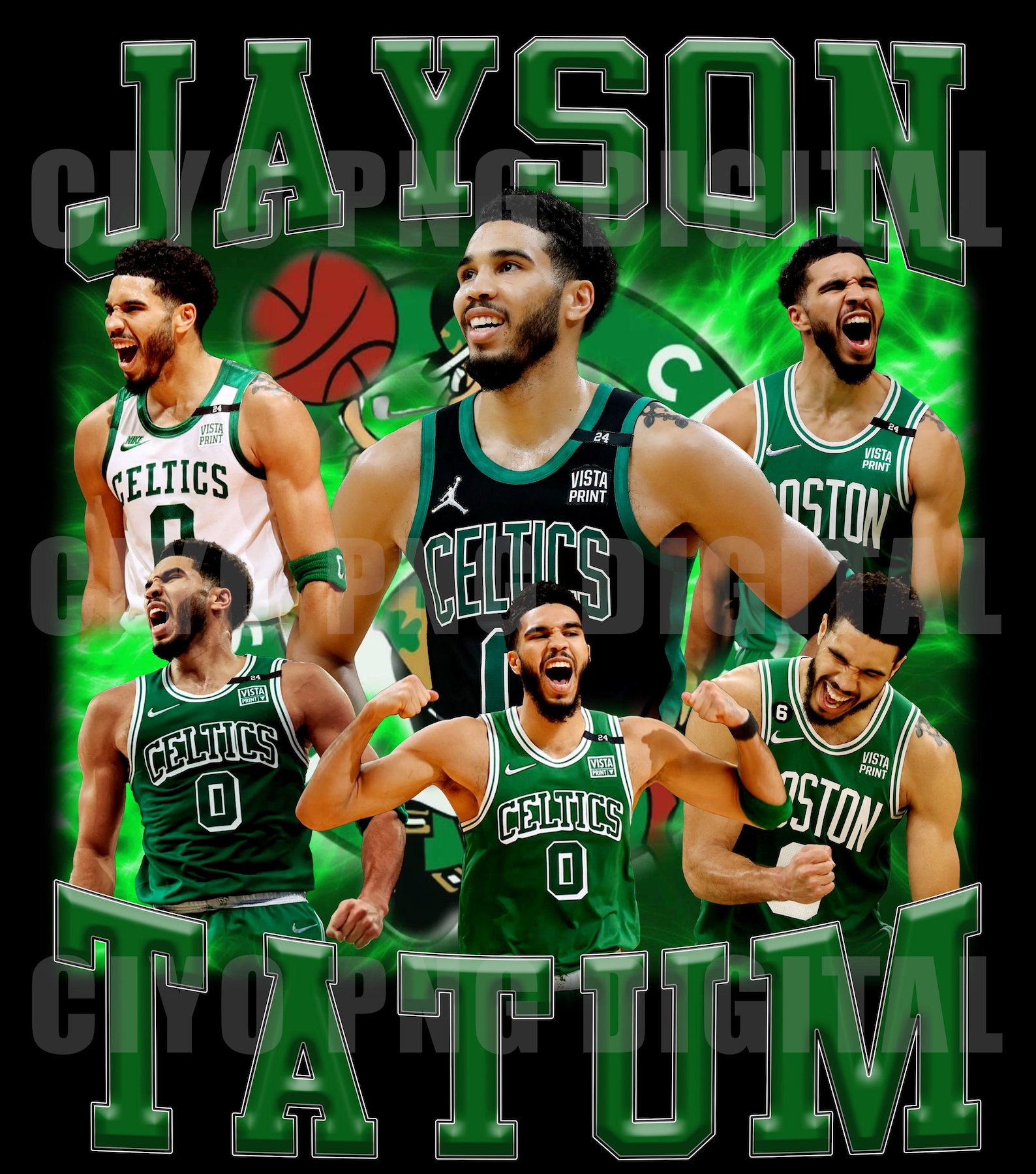 Jayson Tatum PNG, Digital Tshirt Design. PNG File,digital PNG File - Etsy