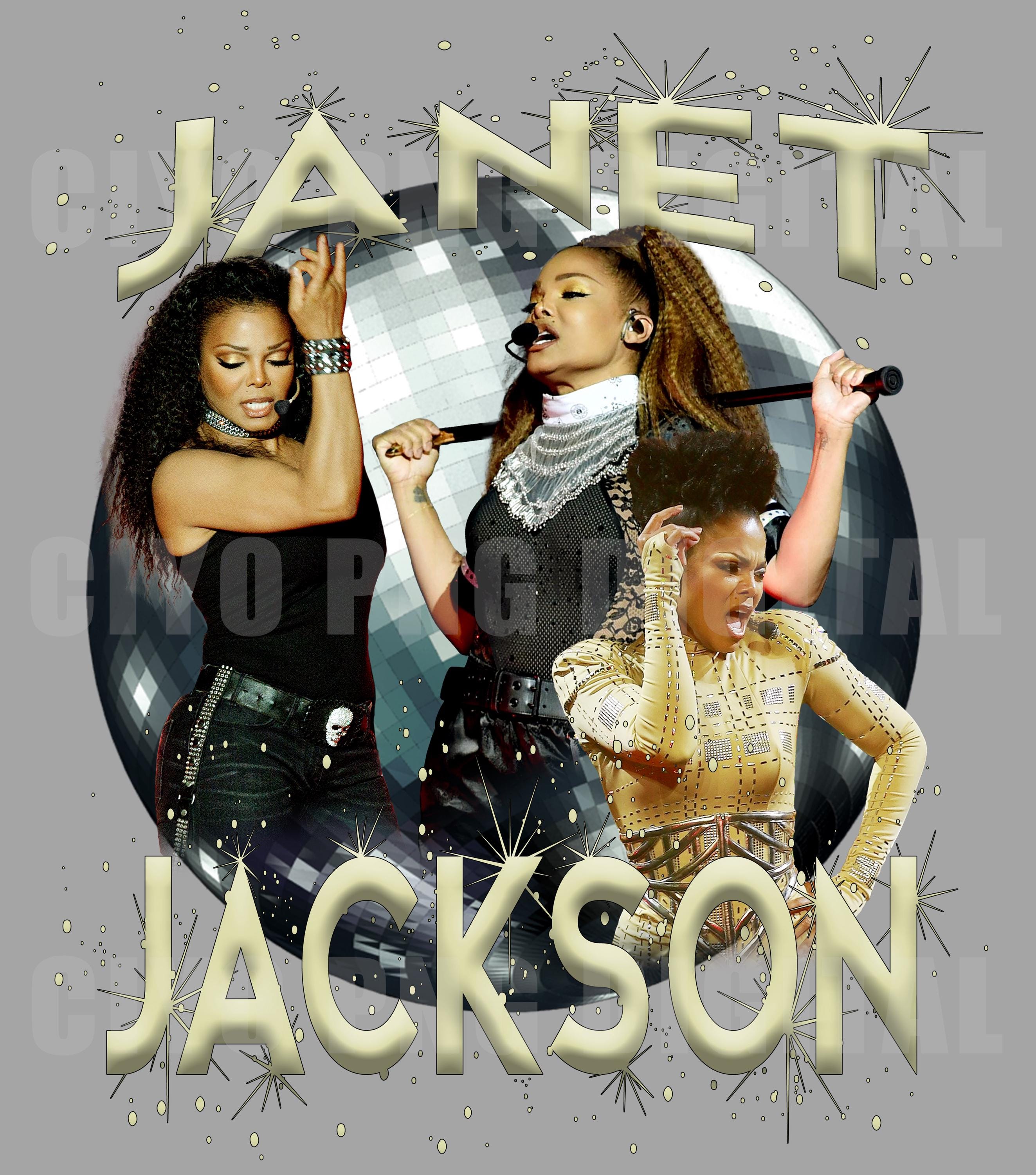 Janet Jackson PNG, Digital Tshirt Design. PNG File,digital PNG File - Etsy