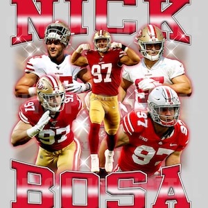 Nick Bosa PNG, Digital Tshirt Design. PNG File,digital PNG File - Etsy