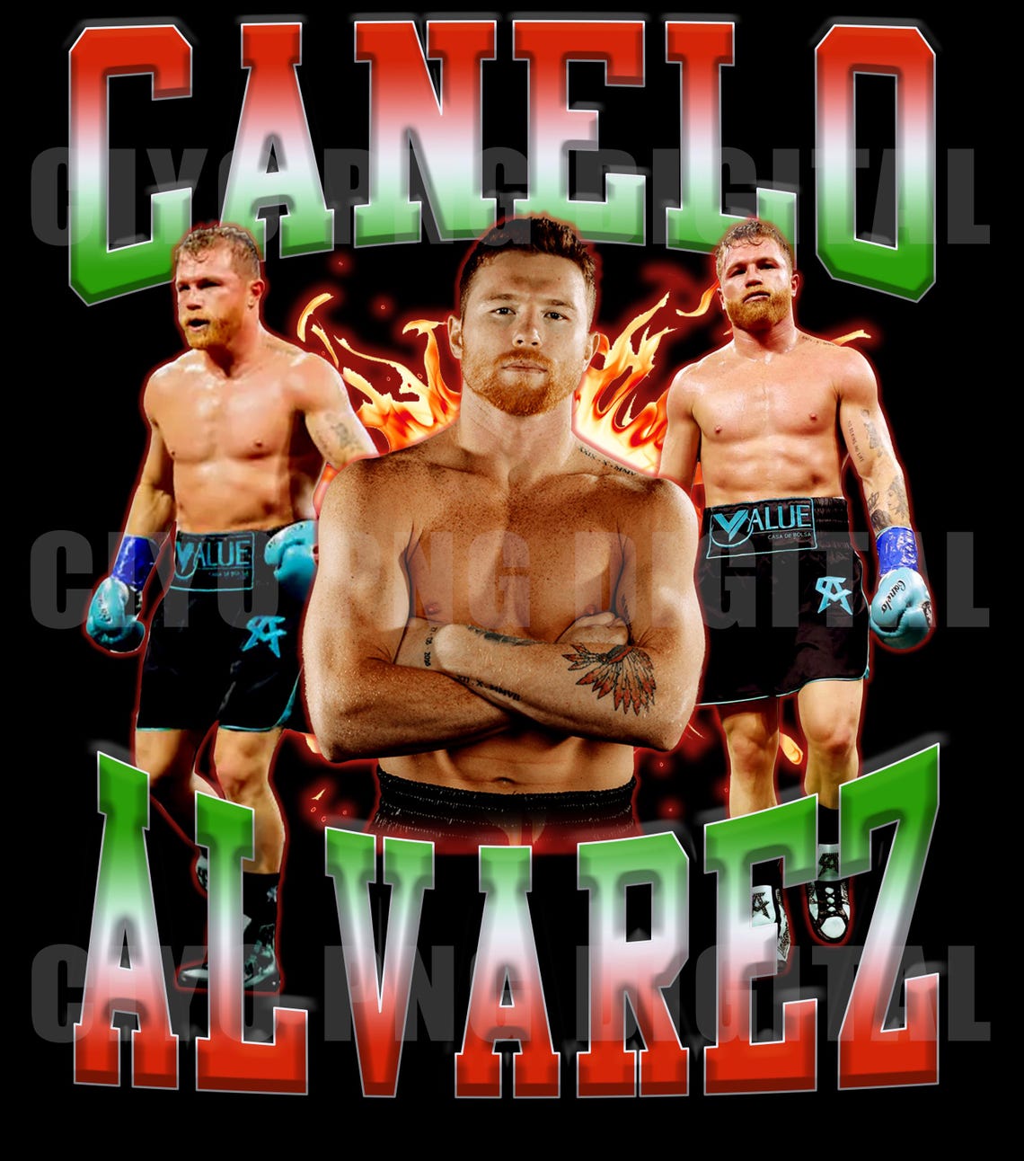 Canelo Alvarez PNG, Digital Tshirt Design. PNG File,digital PNG File - Etsy