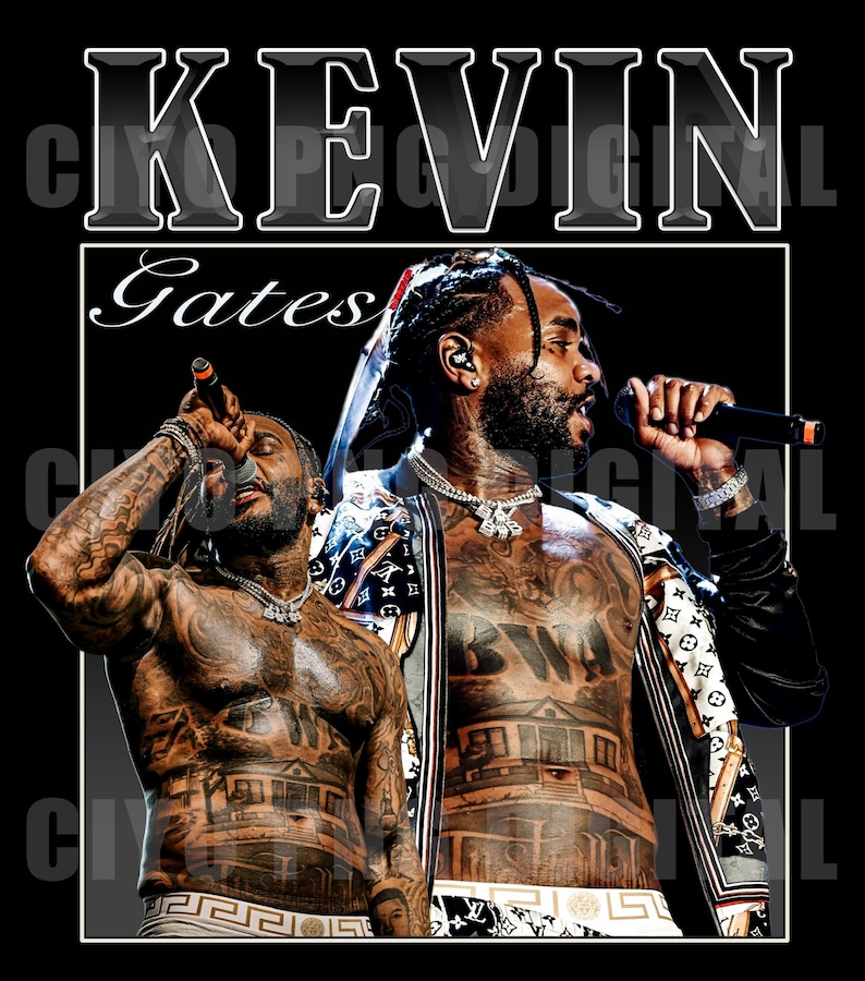 Kevin Gates PNG, Digital Tshirt Design. PNG File,digital PNG File - Etsy