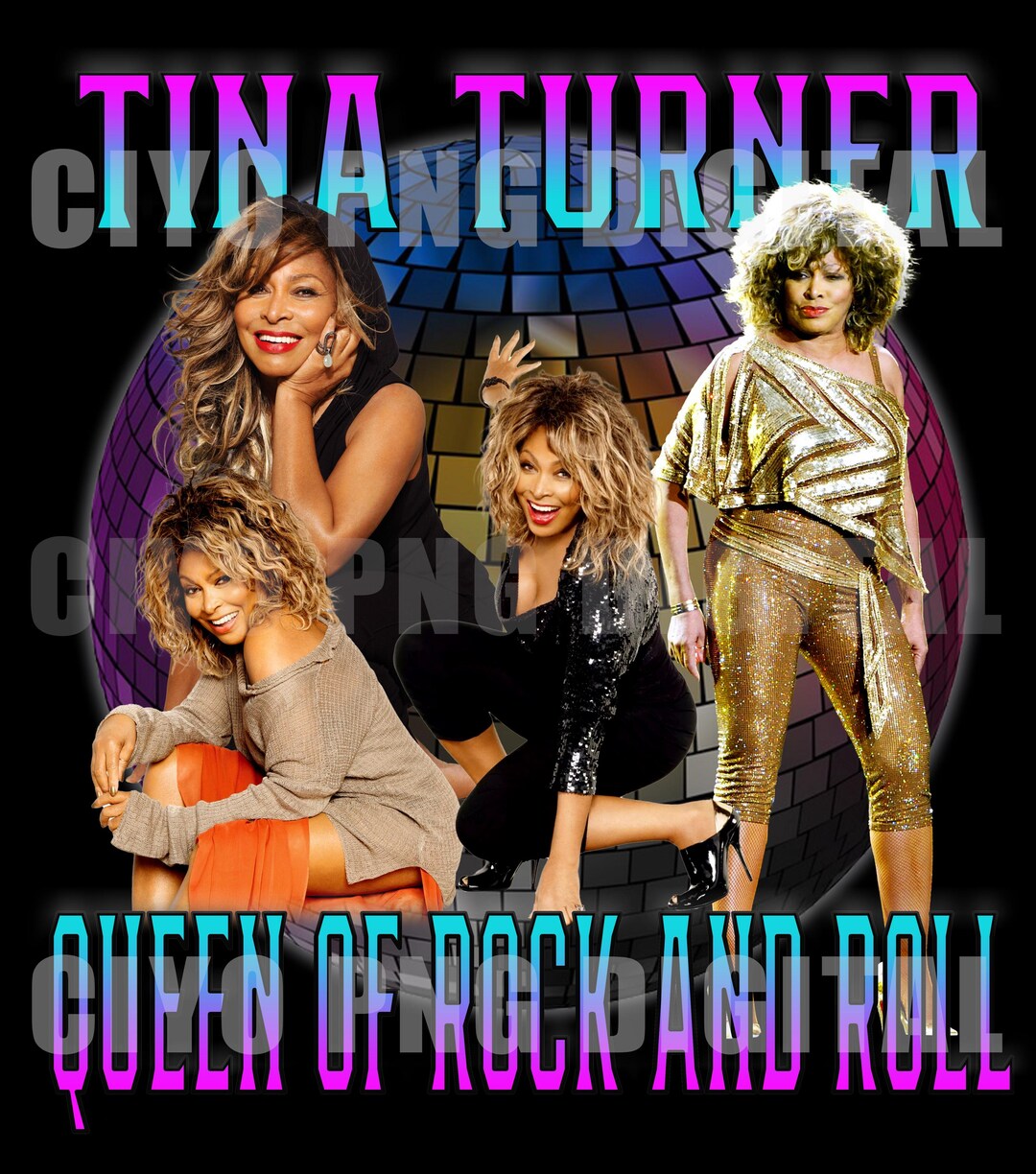 Tina Turner PNG, Digital Tshirt Design. PNG File,digital PNG File - Etsy