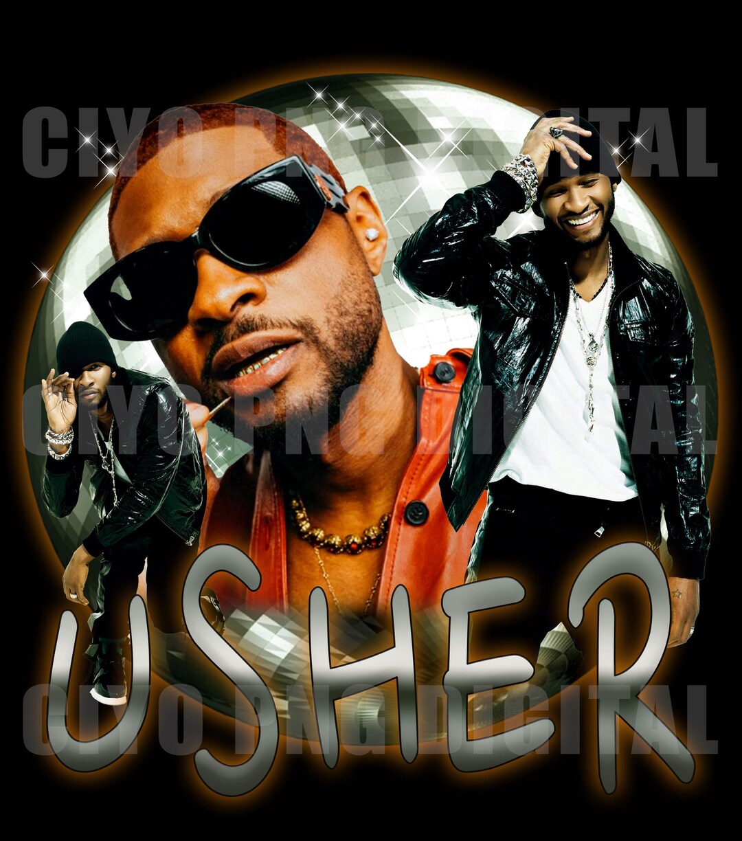 Usher PNG, Digital Tshirt Design. PNG File,digital PNG File - Etsy