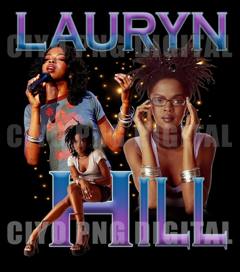 Lauryn Hill PNG, Digital Tshirt Design. PNG File,digital PNG File - Etsy