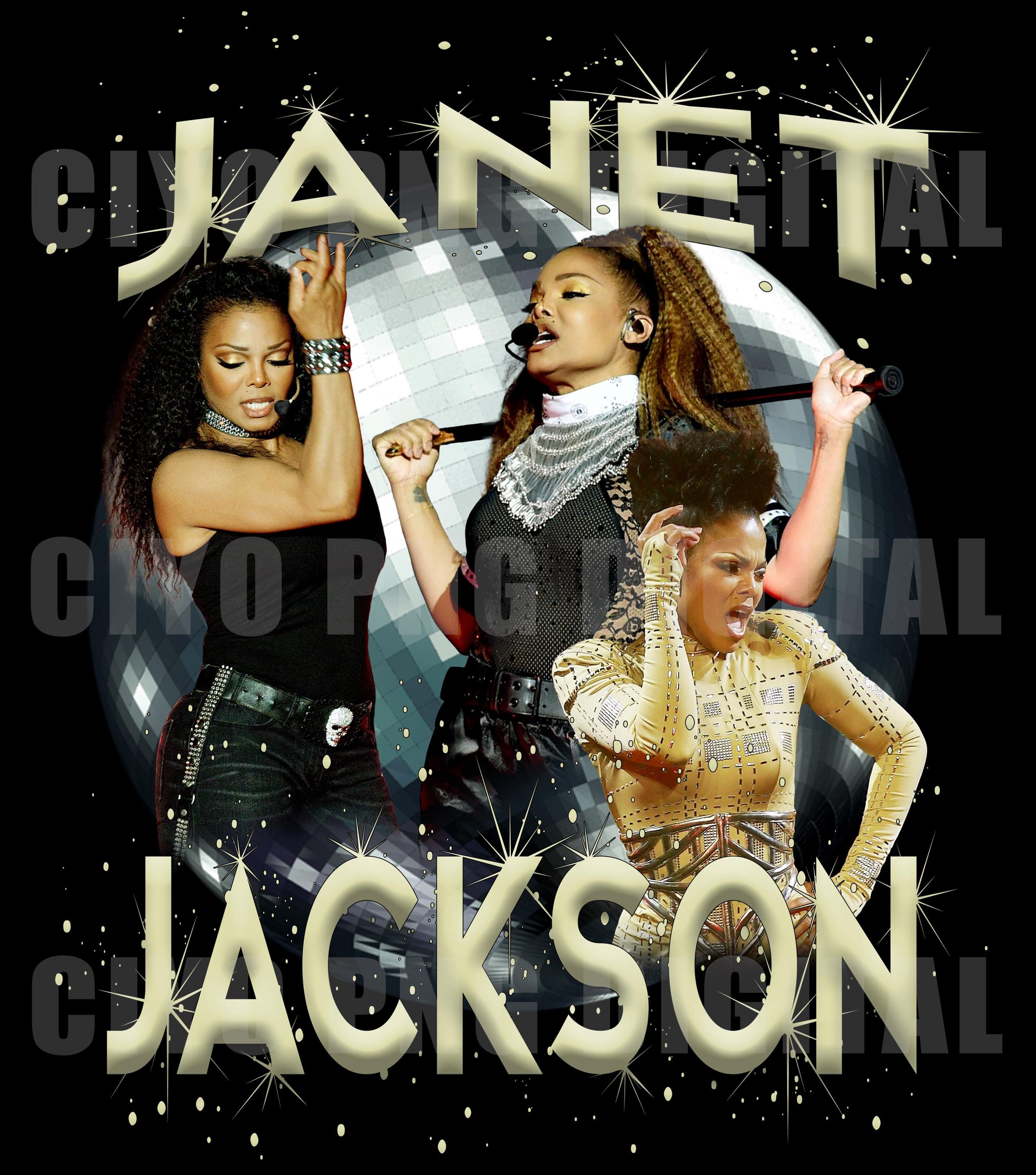 Janet Jackson PNG, Digital Tshirt Design. PNG File,digital PNG File - Etsy