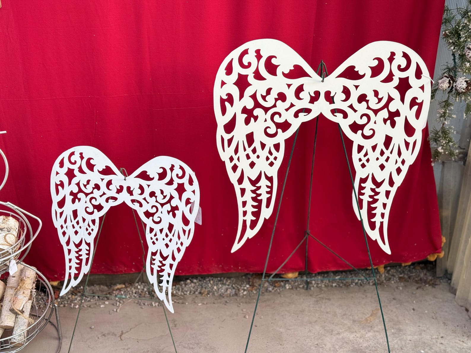Laser Cut Angel Wings for Cemetery, Gravesite, Flowers, Memorial ...