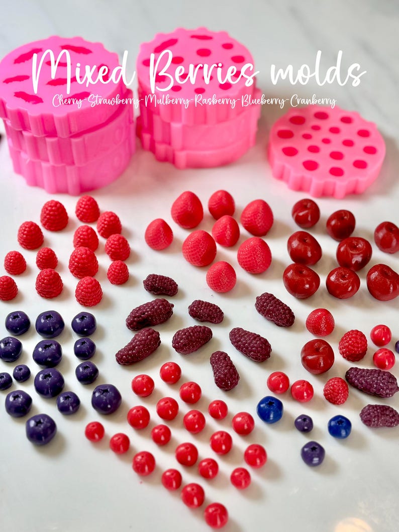 Minifruit Mold Dessert Silicone Molds - Etsy