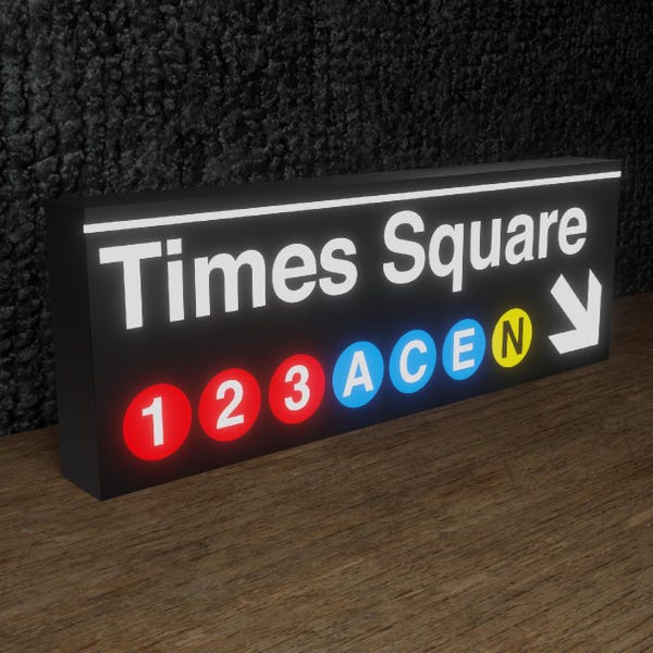 New York Subway Sign - Etsy