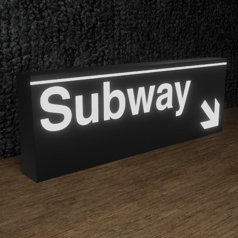 New York Subway Sign - Etsy