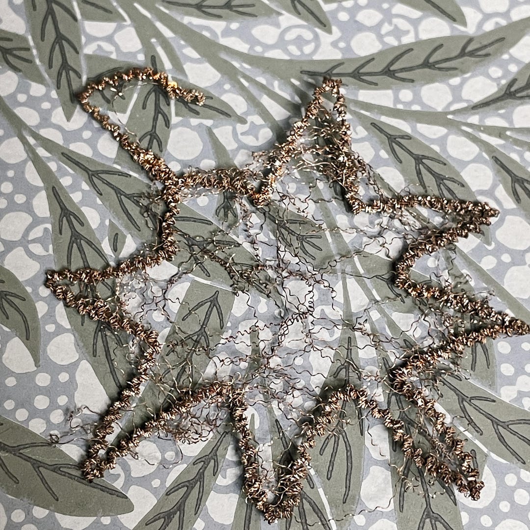 Antique Christmas Ornament Crinkle Wire Star - Victorian, Edwardian ...