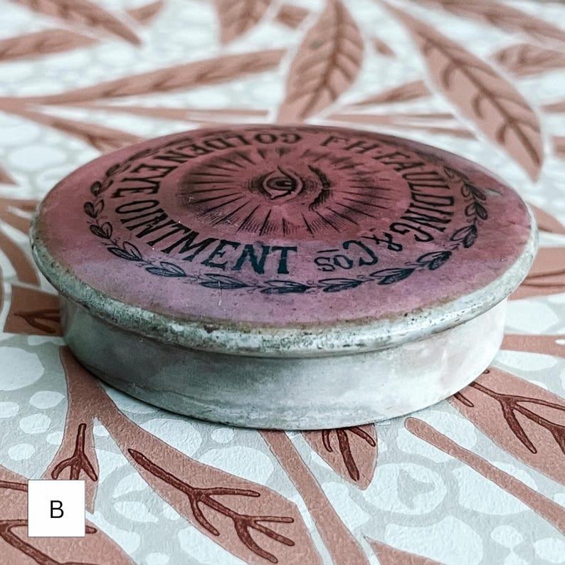 Antique Australian Ointment Medicine Pot With Lid – Rare Josephson’s ...