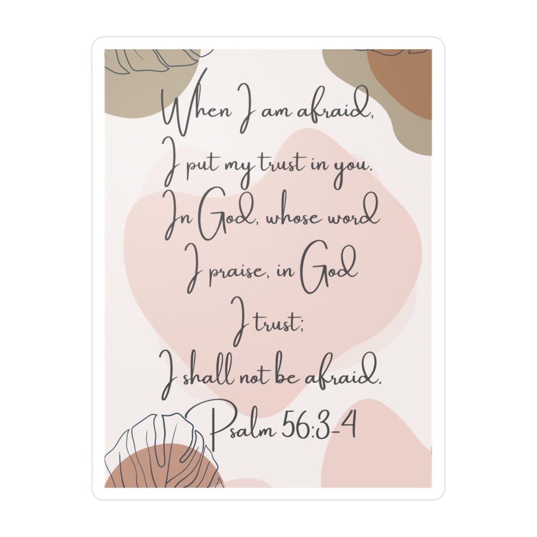 Religious Vinyl Decals, Christian Bible Verses Stickers, Inspirational ...