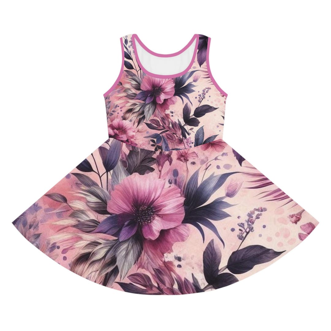 Floral Mom-daughter Matching Sundress Set, Girls' Dress for Family ...