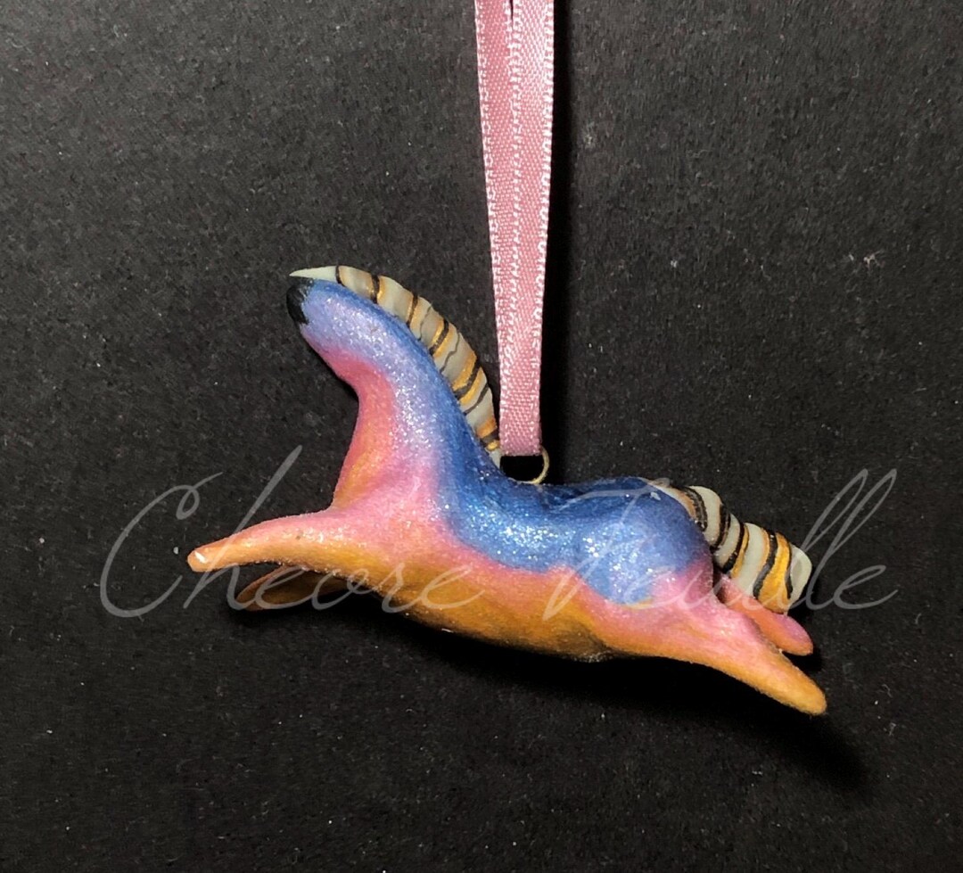 Flying Ponies: the Sunrise Pony. Small Horse, Polymer Clay Figurine ...