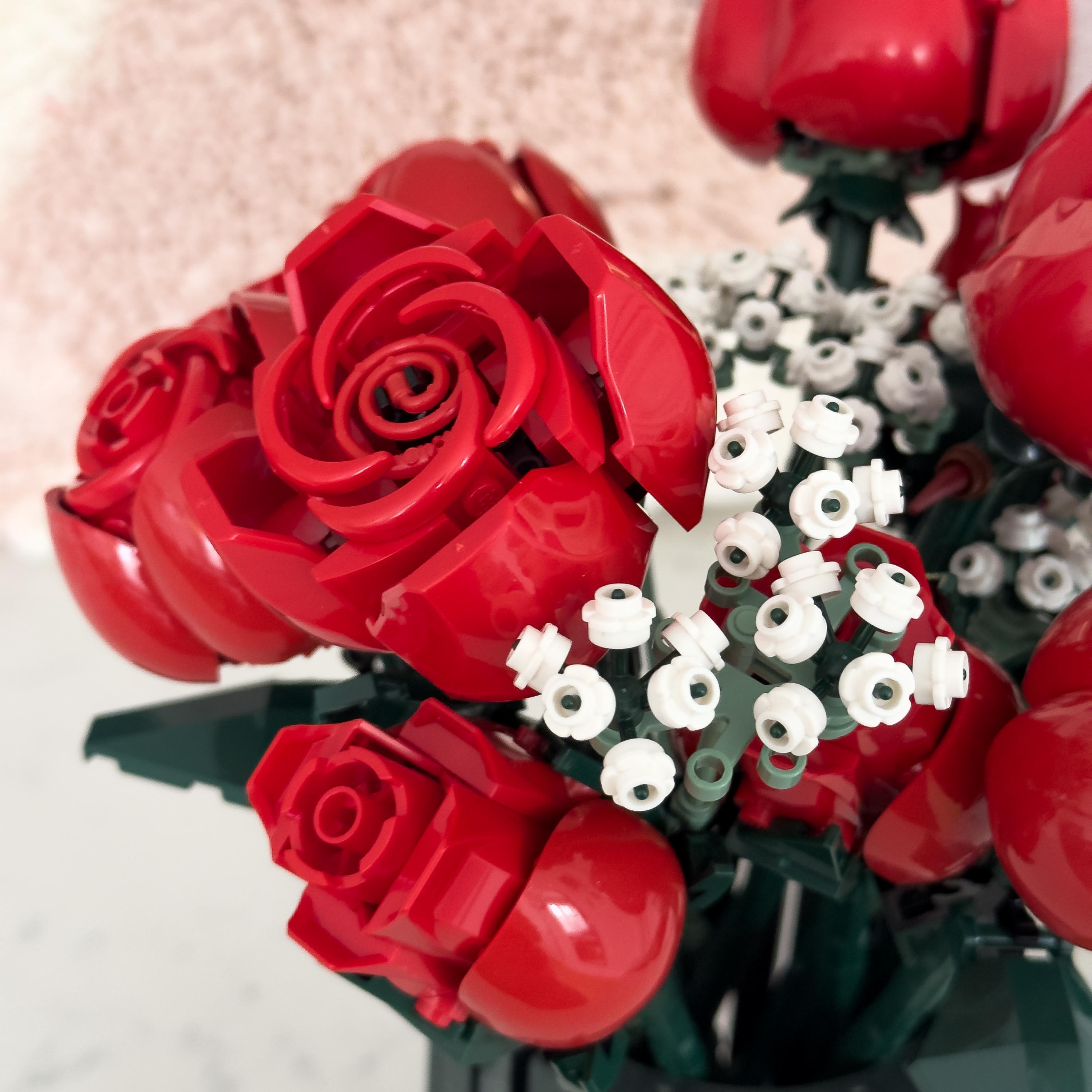 LEGO® Rose Bouquet in 3D Printed Vase | LEGO® Flowers | High Quality ...