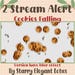 Kawaii Chocolate Chip Cookie Stream Alert, Cute Cartoon Bakery Food ...