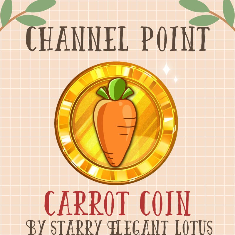Carrot Stream Badges - Etsy