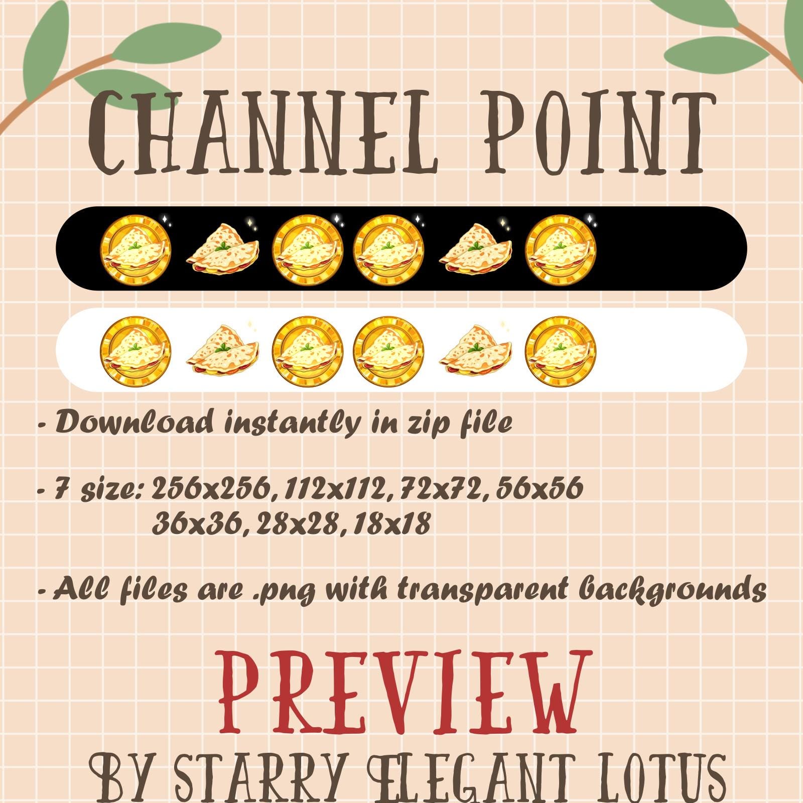 Kawaii Quesadilla Channel Point Icon, Cheese Steak Coin Emote, Taco Sub ...
