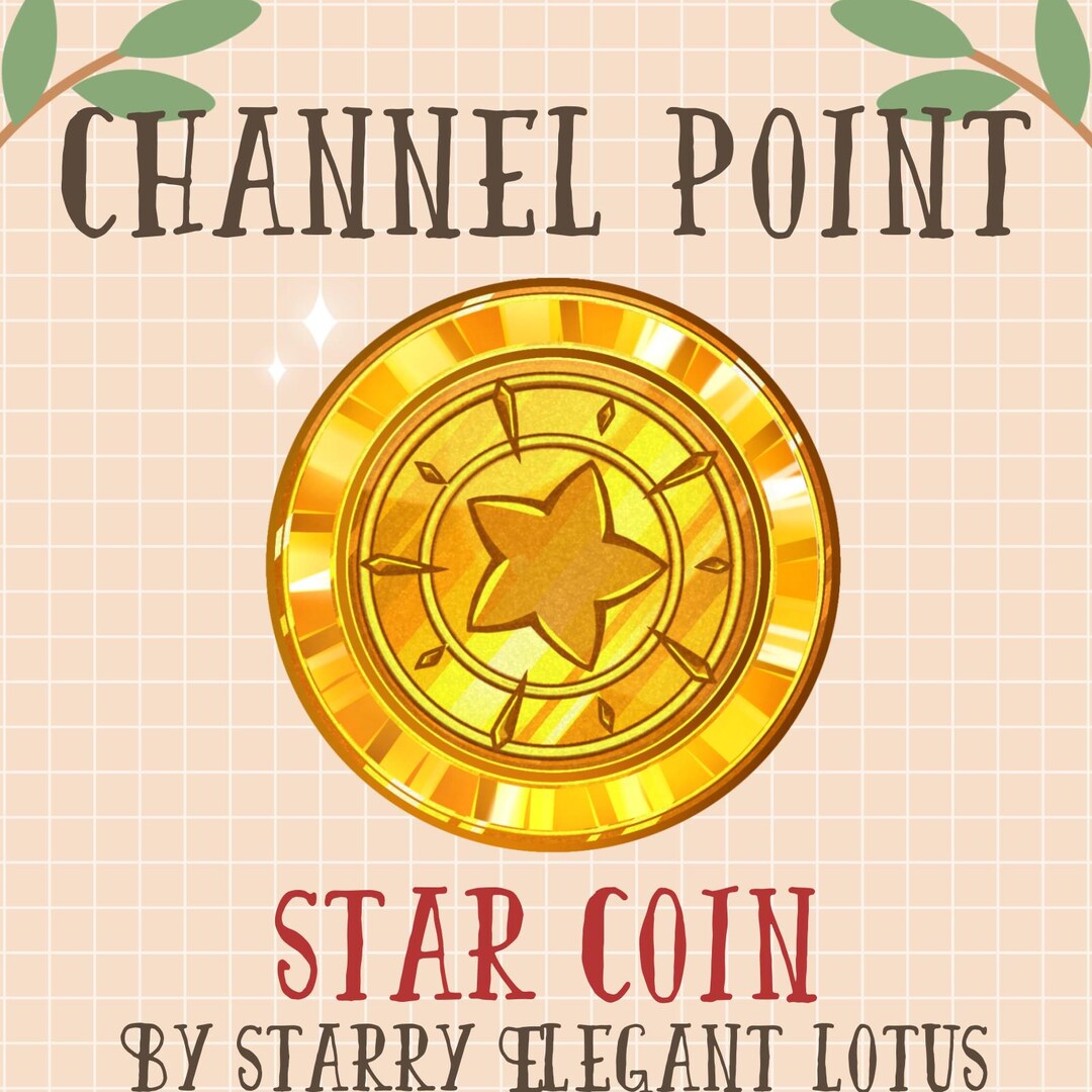 Gold Star Channel Point, Yellow Sparkle Coin Emote, Celestial Sub Bit ...