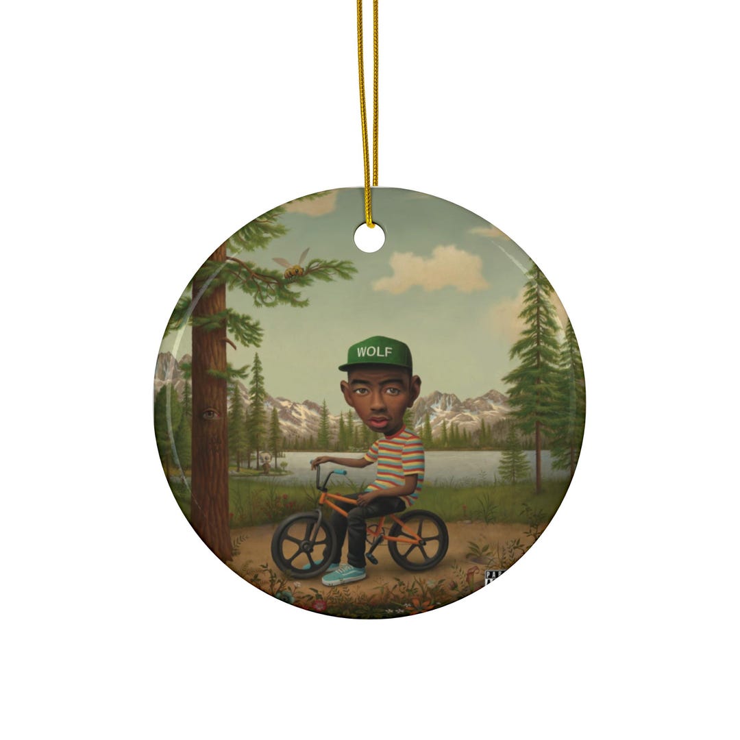 Ceramic Ornament, Tyler the Creator 'wolf', Christmas Decoration ...
