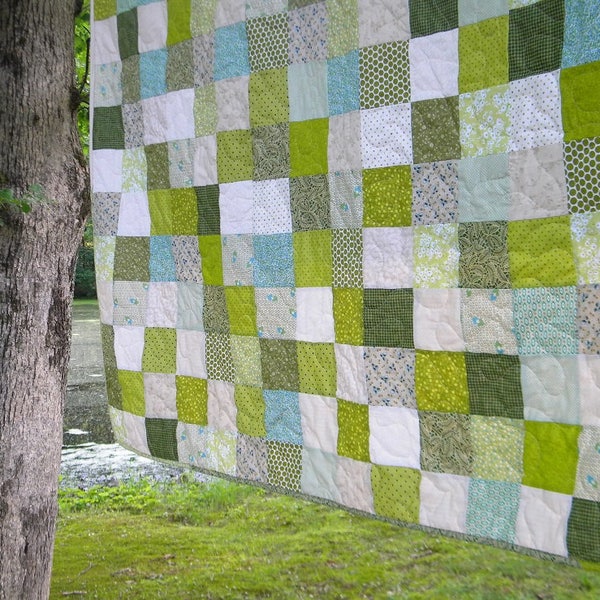 Green Patchwork - Etsy