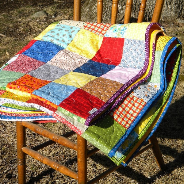 Patchwork Quilt - Etsy
