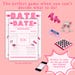 MASH Date Night Game Printable (A4, A5 Digital Download) - Etsy