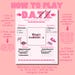 MASH Date Night Game Printable (A4, A5 Digital Download) - Etsy