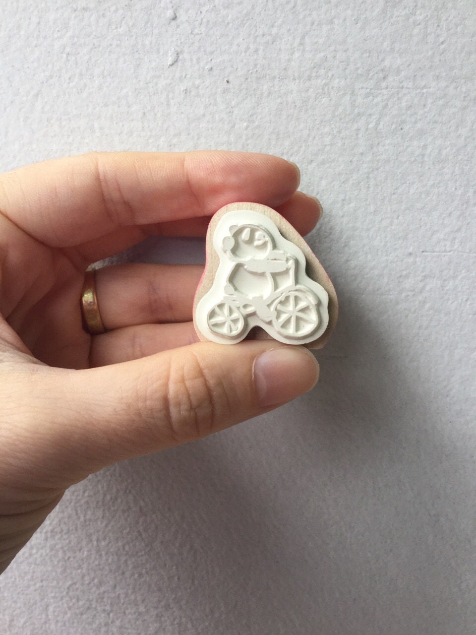 Cute Panda Stamp Kodomo No Kao Bicycle Panda | Etsy