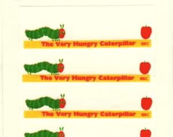 Caterpillar labels | Etsy